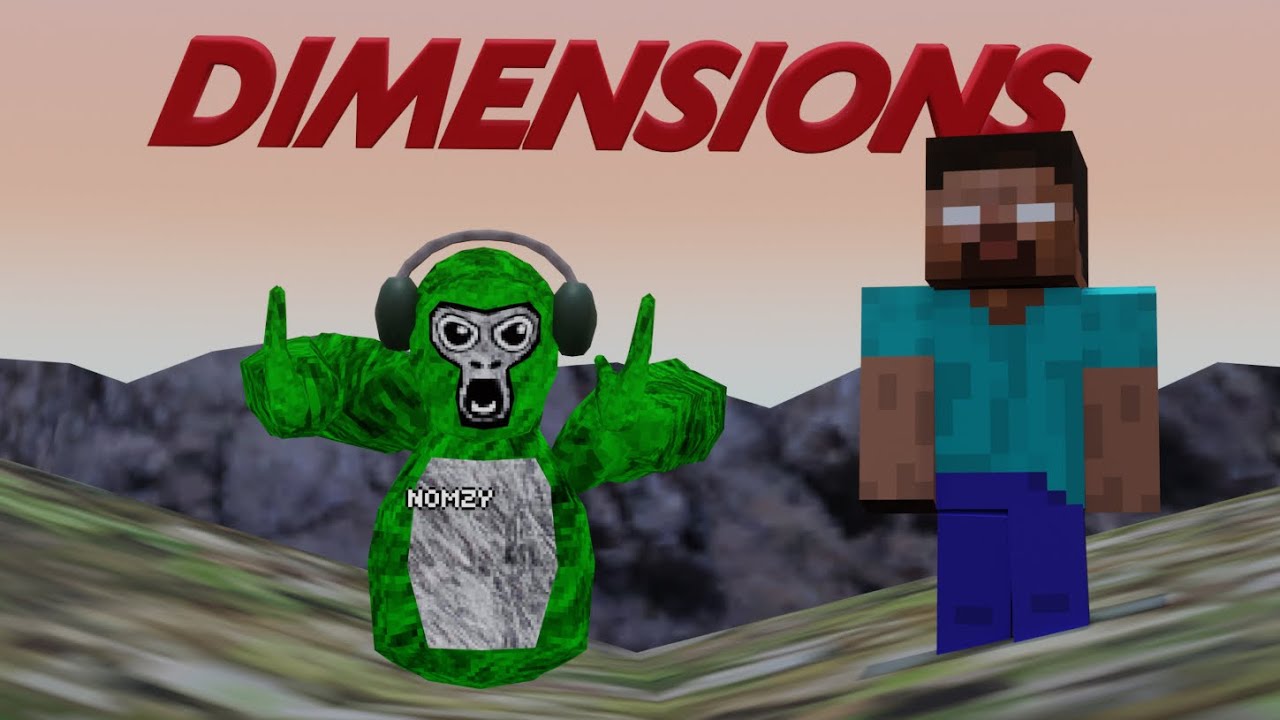 DIMENSIONS IM GORILLA TAG?!!!! | GORILLA TAG - YouTube