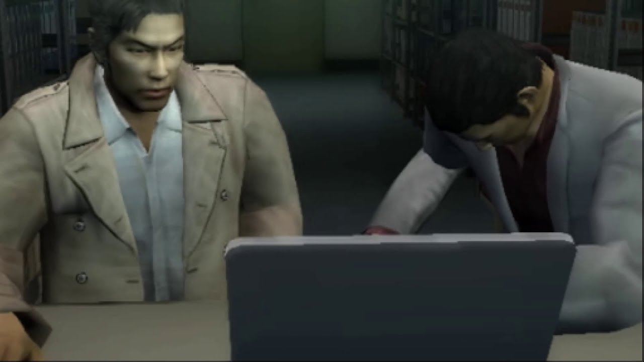 Kazuma Kiryu hitting table [PS2 VERSION] - YouTube