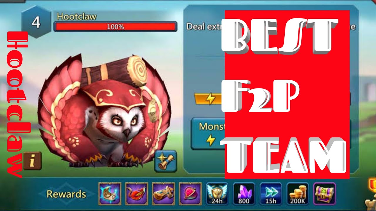 Hootclaw Hero Lineups | Lords Mobile | New Event | Monster Hunting Tips ...