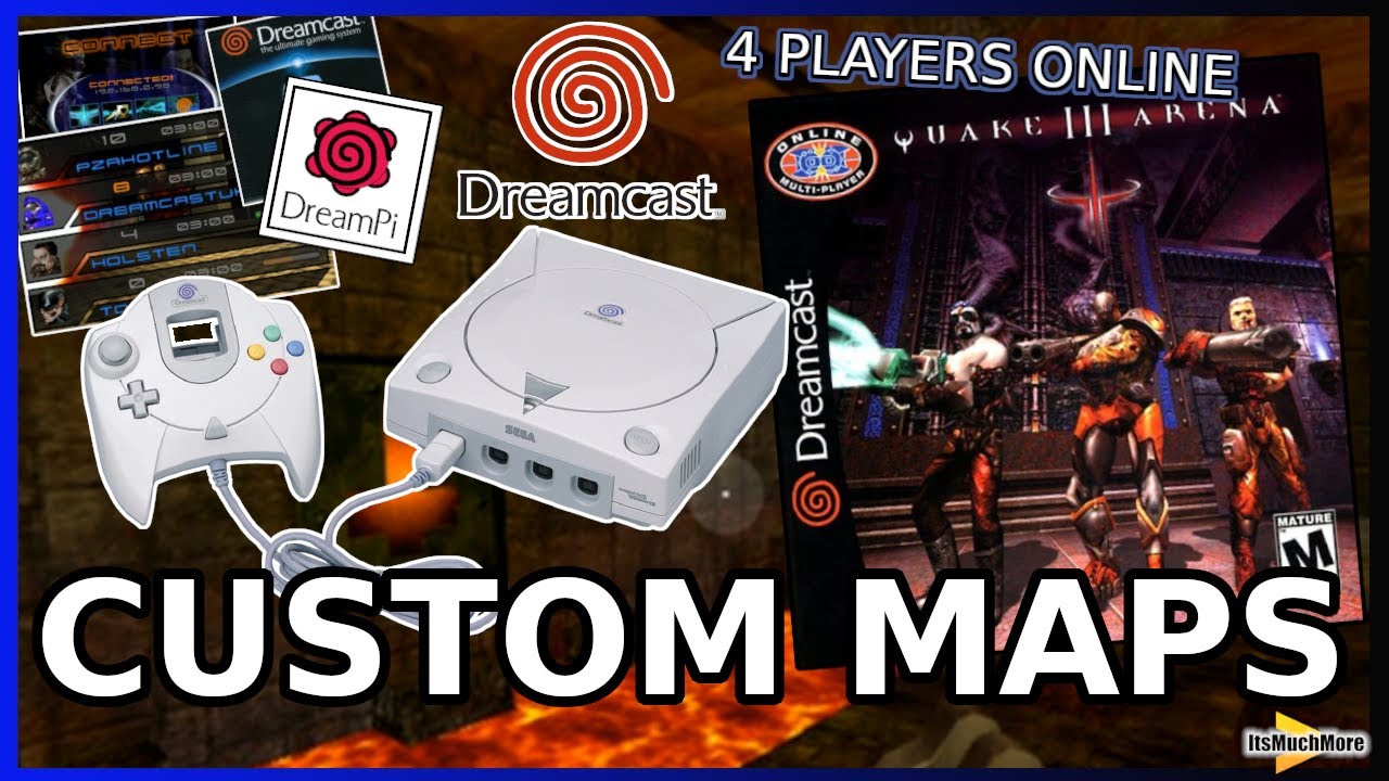 Quake 3 Arena : CUSTOM PC MAPS ONLINE on the Sega Dreamcast ! - YouTube