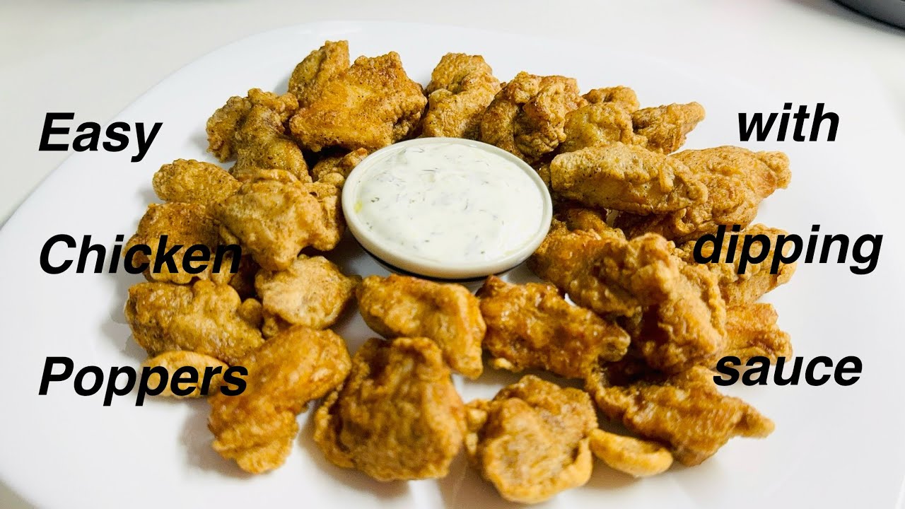 How to make easy CHICKEN POPPERS ?! - YouTube