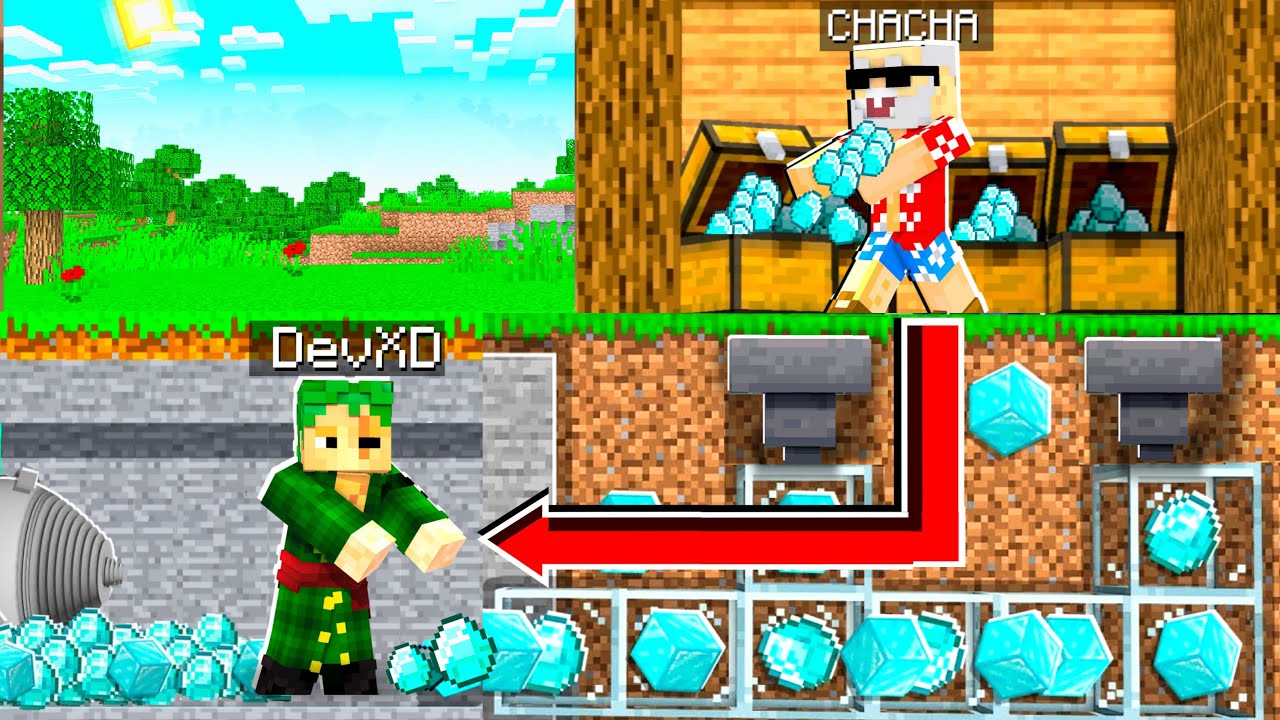 7 Ways to Steal Diamonds in Minecraft 🤯 - YouTube