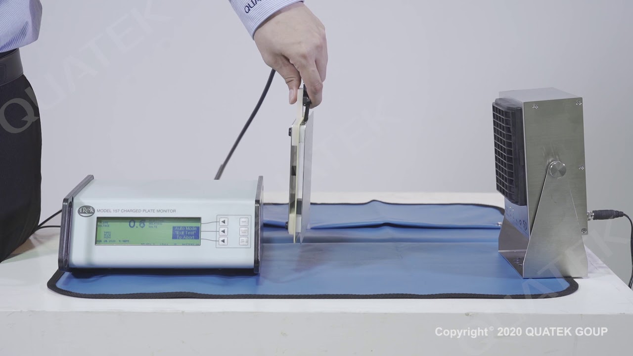 Trek Model 157 Charge Plate Monitor operation introduction - YouTube