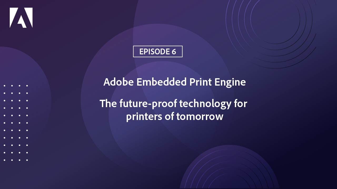 Native PDF processing with Adobe Embedded Print Engine - YouTube