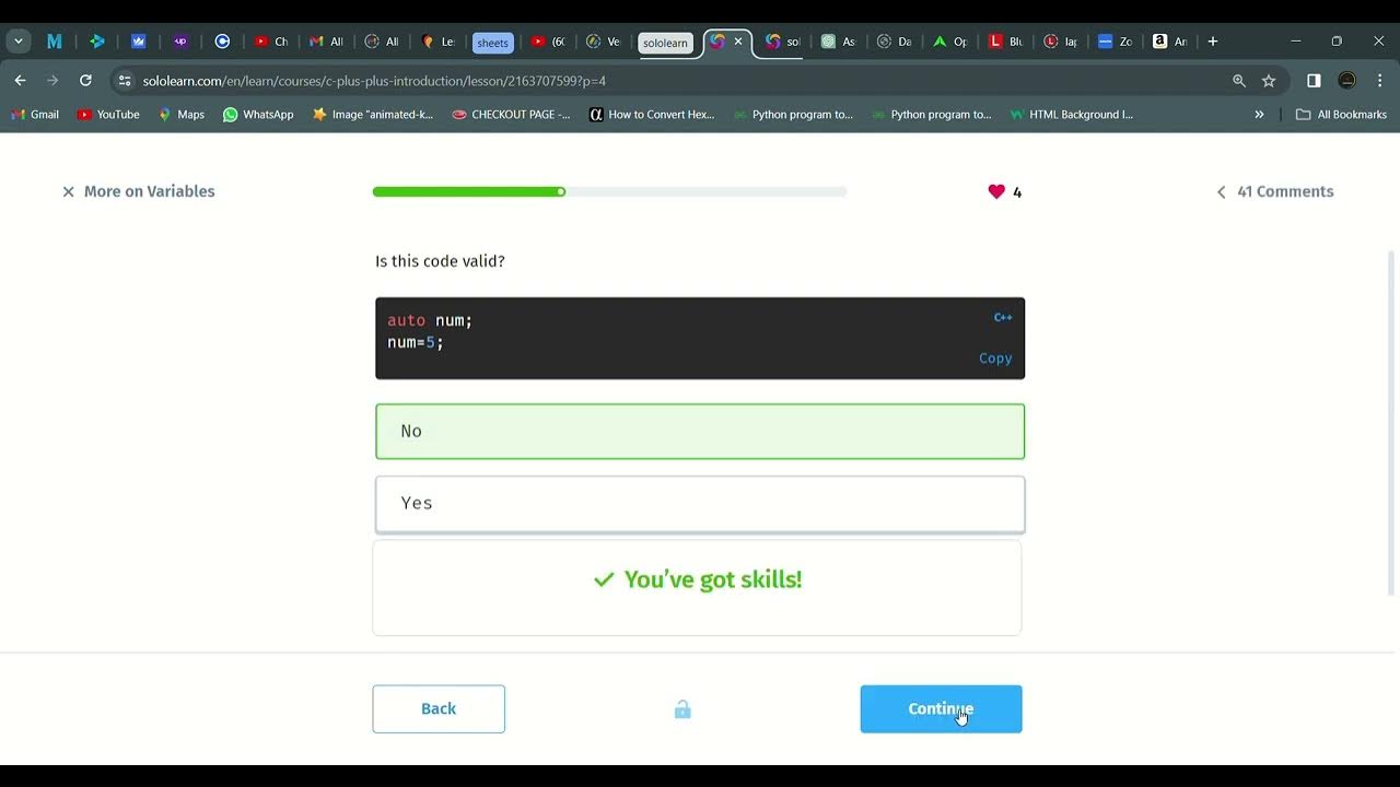 07 More on Variables | Introduction to C++ | Sololearn - YouTube