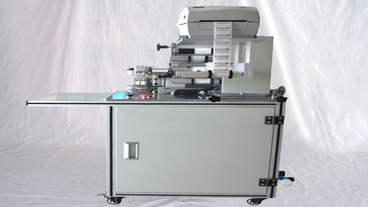 cable wire folding labeling machine stand up type wire tag labeller ...