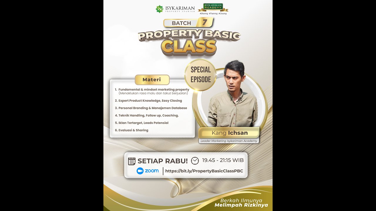 PBC Batch #7 | Property Basic Class | Fundamental Dan Mindset - YouTube