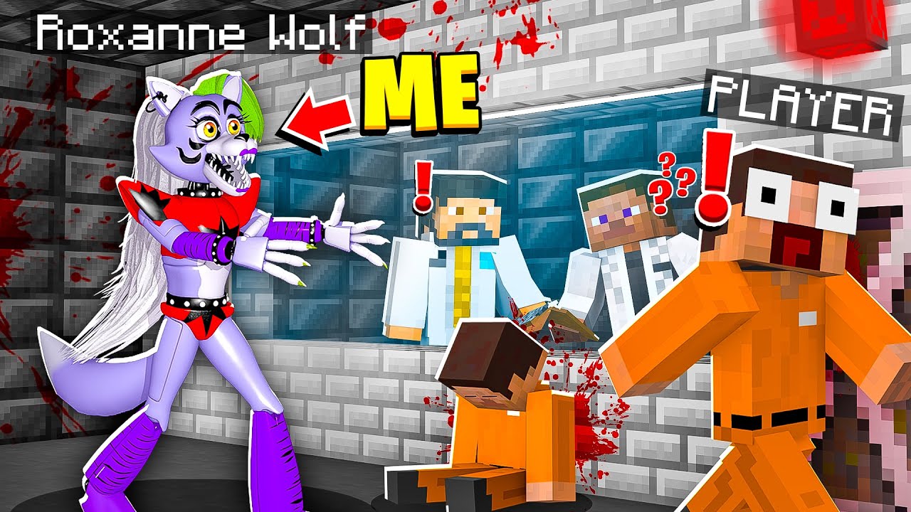 I Became ROXANNE WOLF in MINECRAFT! - Minecraft Trolling Video - YouTube