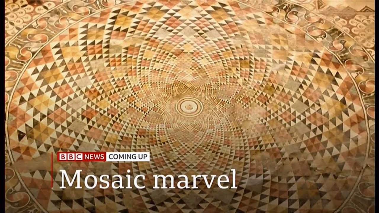 Huge restored mosaic unveiled in Jericho desert castle (West Bank ...