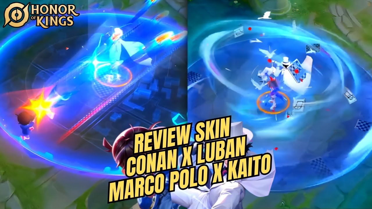 Review Skin Detective Conan x Honor of Kings | Luban No.7 x Conan ...