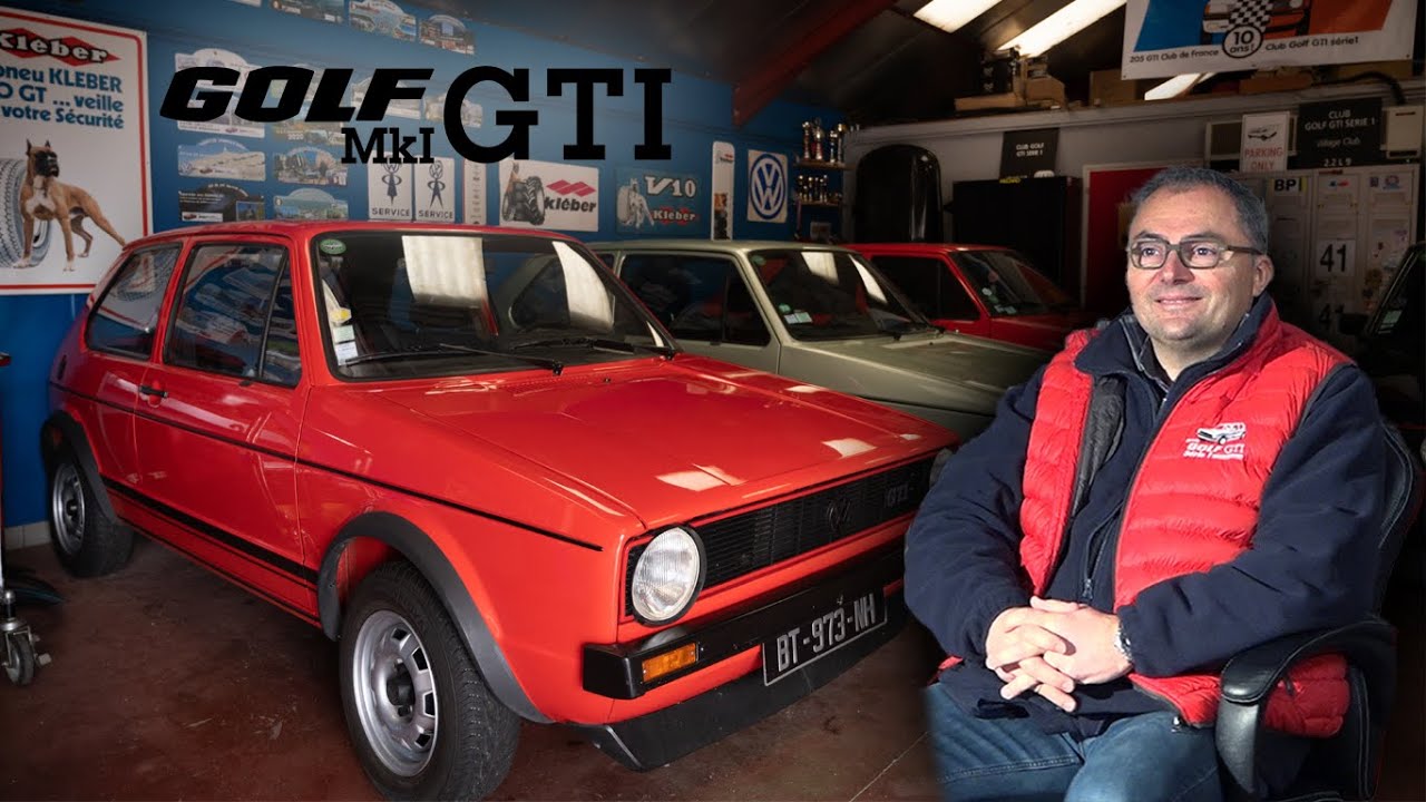 Christophe Bourgeois, Collectionneur de 4 Golf GTI série 1. - YouTube