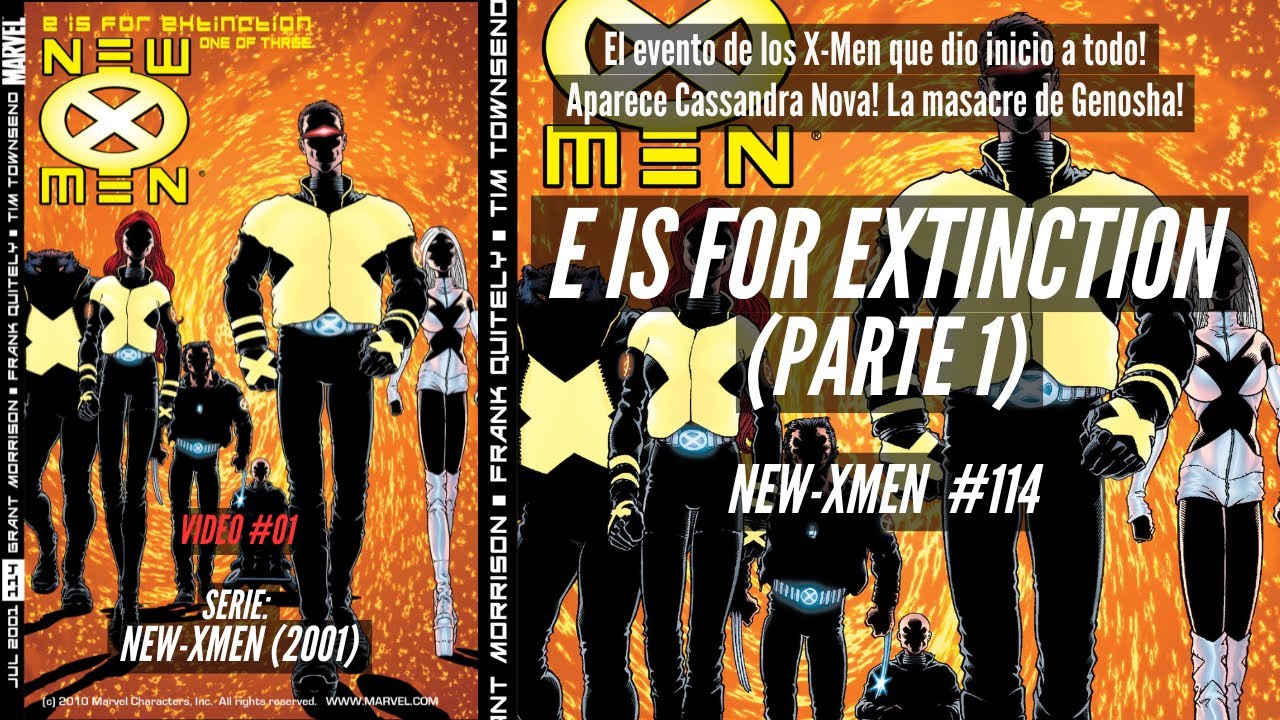 E DE EXTINCION: Parte 1 // New X-Men #114 // La Masacre de Genosha ...