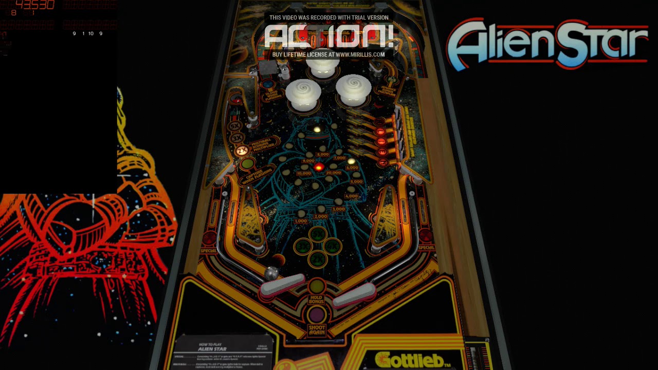 Alien Star (Gottlieb 1984) VPX Pinball - YouTube