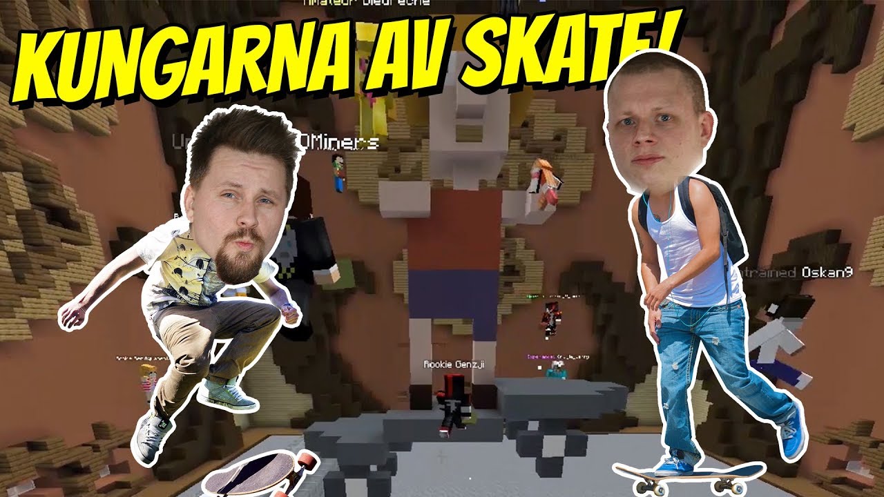 KUNGARNA AV SKATEBOARD | Minecraft Build Battle på Hypixel - YouTube