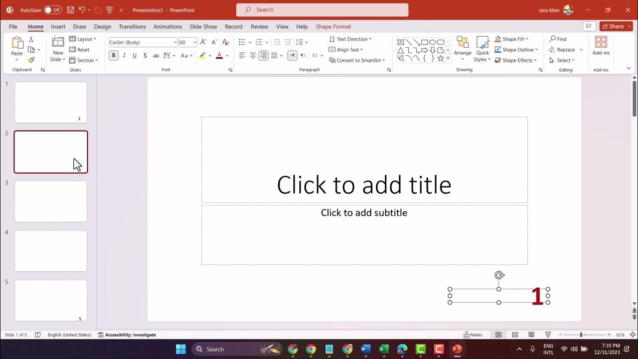 How to add page/slide numbers in PowerPoint - YouTube