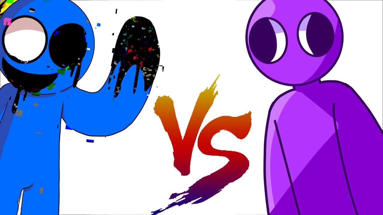 Rainbow friends pink VS Rainbow friends Blue || Animations #68 ...