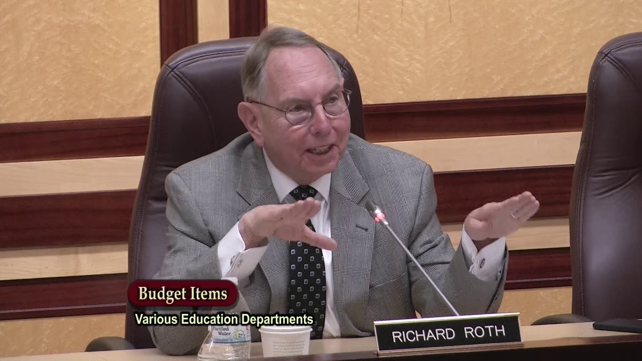 Sen. Roth Questions Nathan Brostrom (CFO, University of California ...
