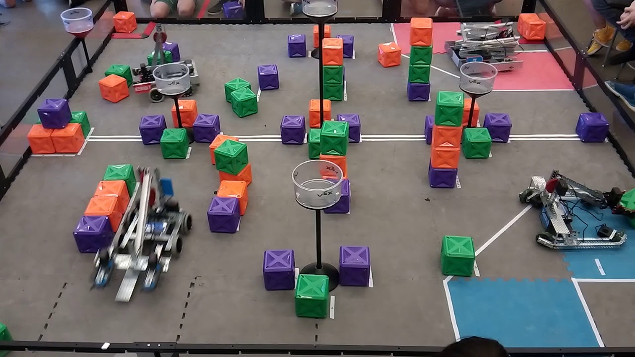 VEX V5 Tower Takeover - Round 2 - YouTube