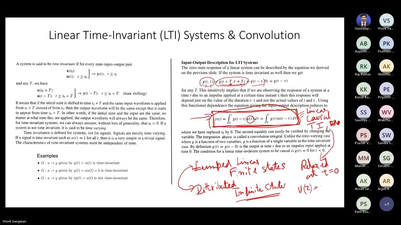 L16 Make-Up Lecture Tue (Night) Story of Convolution - YouTube