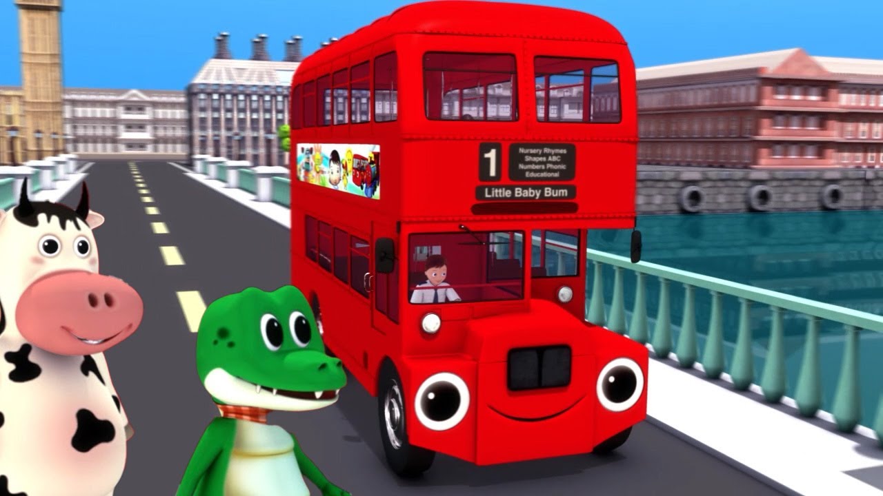 The Big Red Bus Ride - Don’t Forget Pig! | 👼Little Baby Bum - Preschool ...