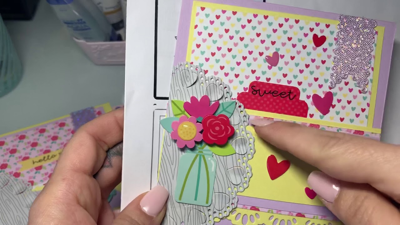 Handmade cards using card sketches - YouTube