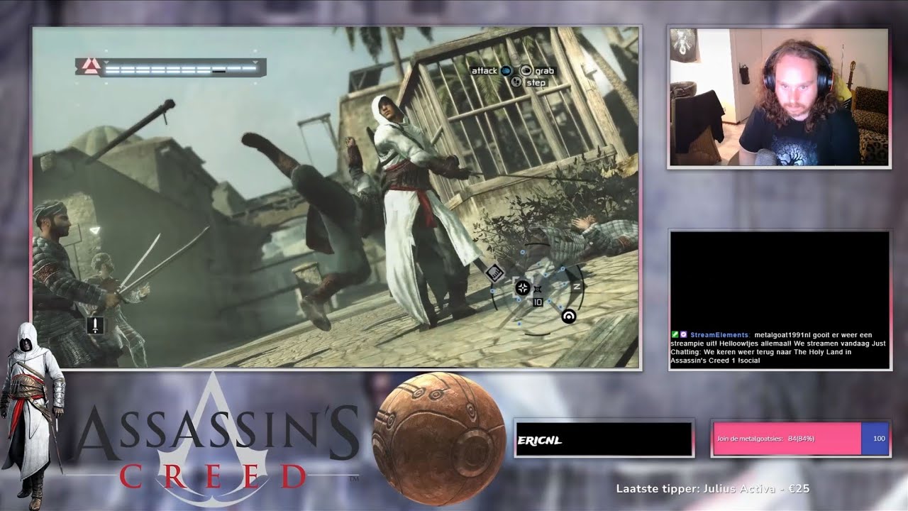 Assassin's Creed 1 - De dood van de Tempelier Majd Addin! - YouTube