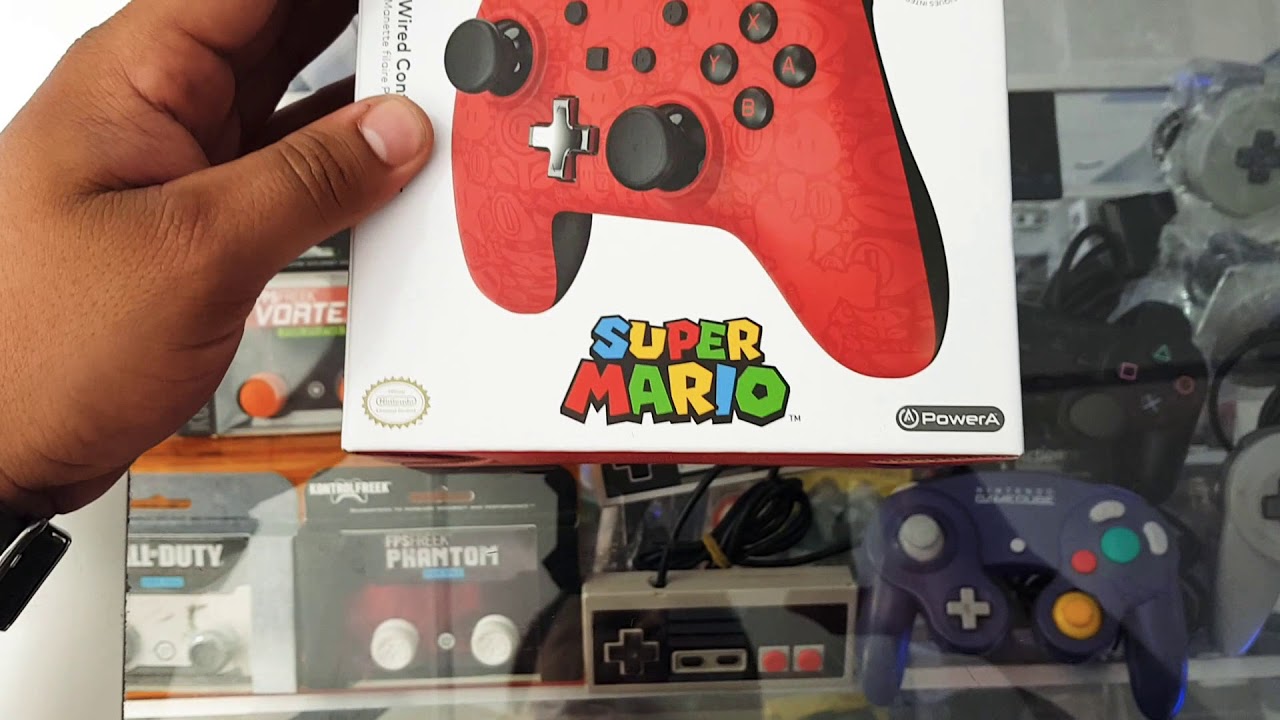 UNBOXING Pro Controller SUPER MARIO Nintendo Switch - YouTube