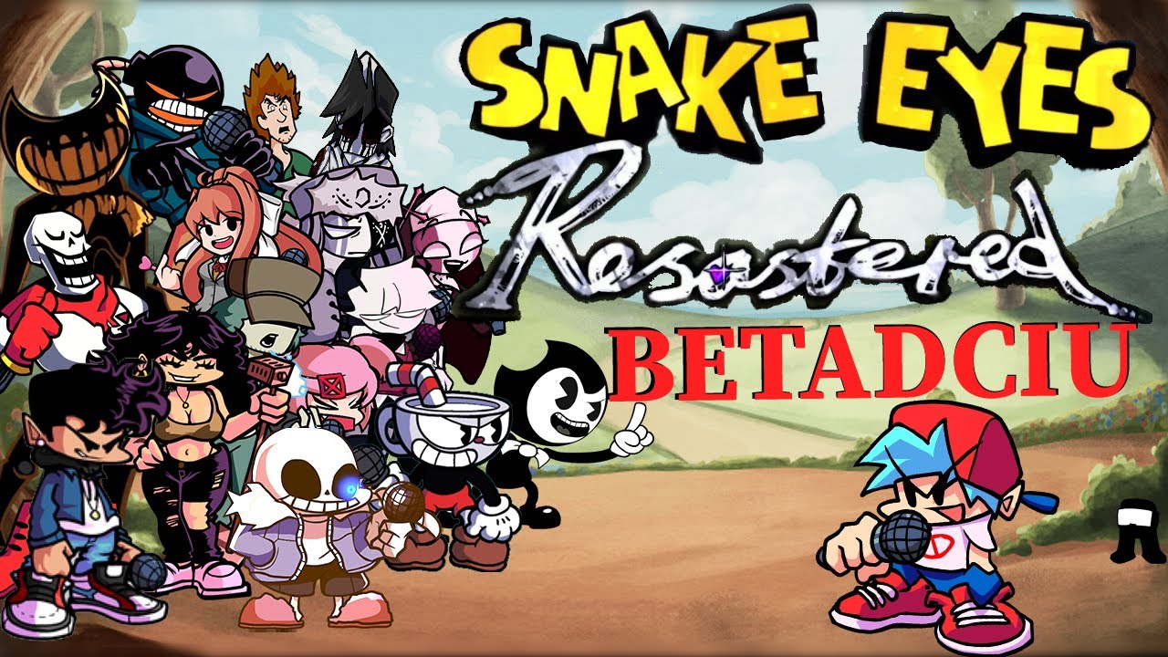 FNF Snake Eyes (Saster Remix) but Every Turn a Different Cover Is Used ...