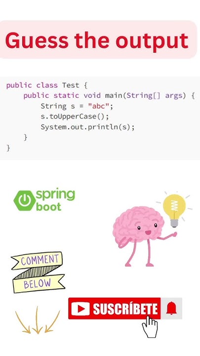 Day 9 | Guess the output | Java Interview Questions | #corejava #java #springboot - YouTube
