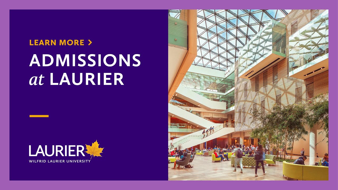 Admissions at Laurier - YouTube