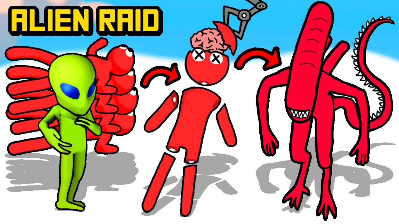 ทดลองมนุษย์เปลี่ยนเป็นสัตว์ประหลาด!! | Alien Raid [ เกมส์มือถือ ] - YouTube