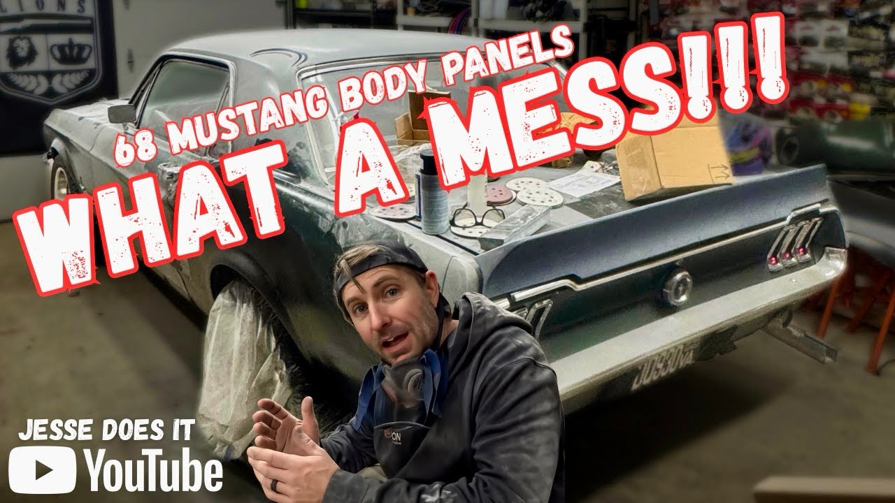 BYE BYE RUSTY QUARTER PANELS!!! - YouTube