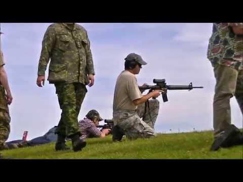 Firing a C7A2 Rifle - YouTube