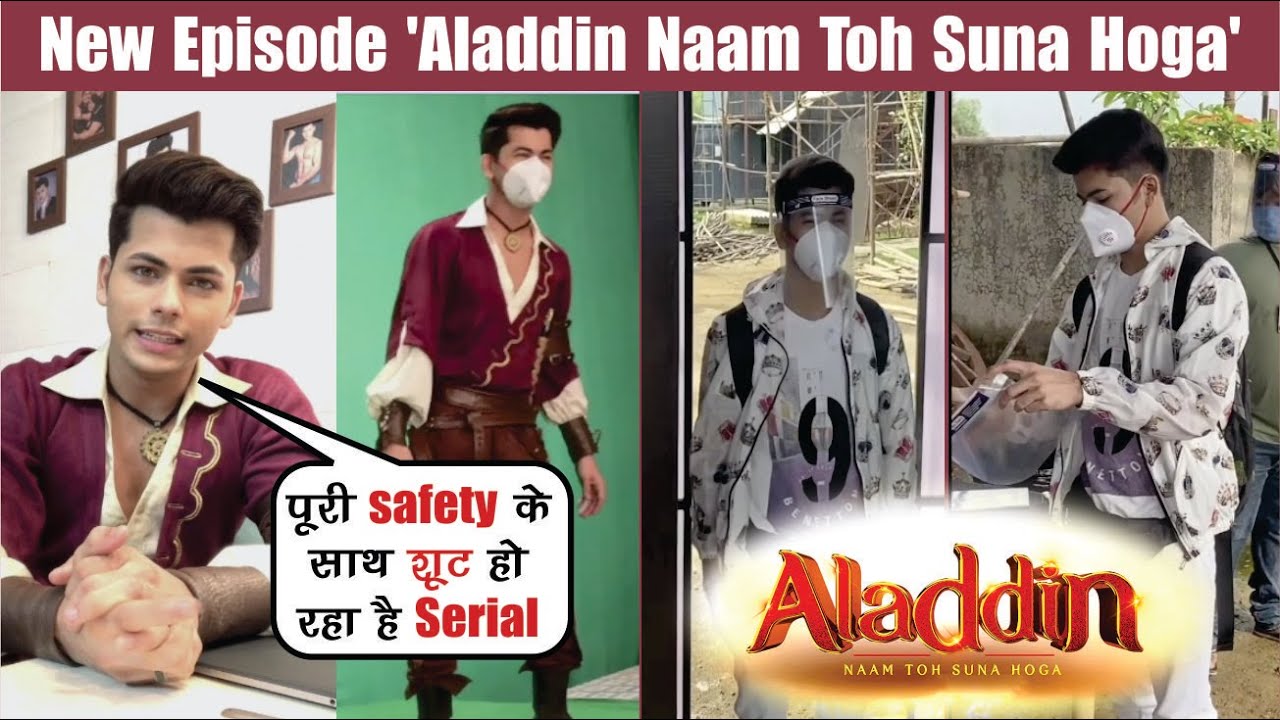 Siddharth Nigam first day of shoot after lockdown | Aladdin TV Serial ...