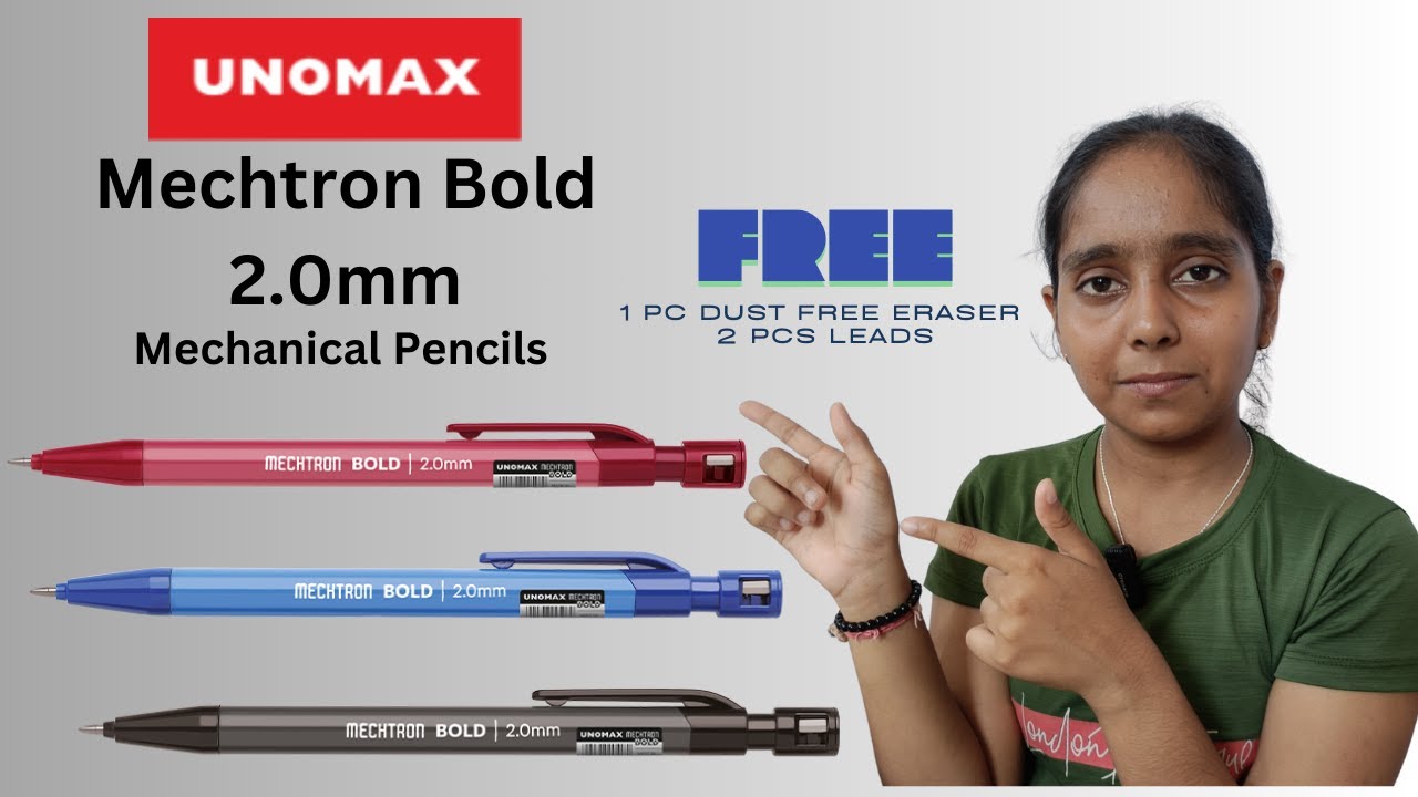 Unomax Mechtron Bold 2.00mm mechanical pencil : Your Everyday Essential ...