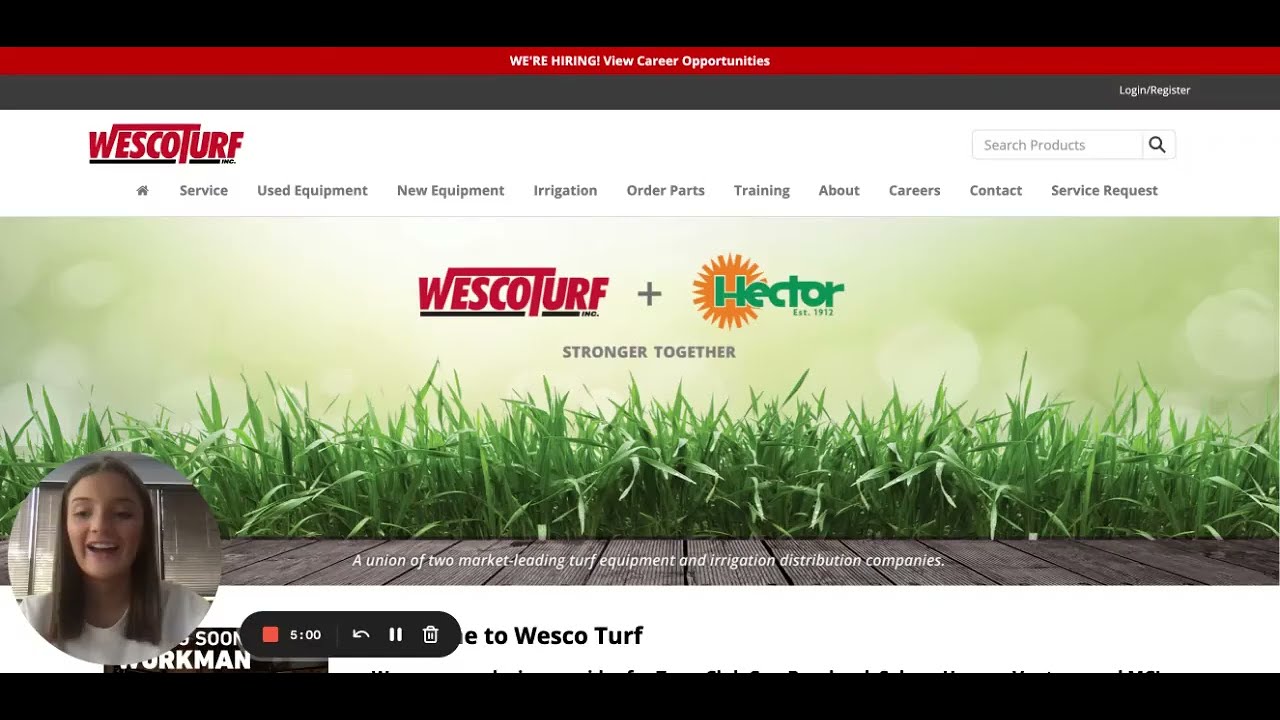 How to Log in or Register for an Account with Wesco Turf's Website ...
