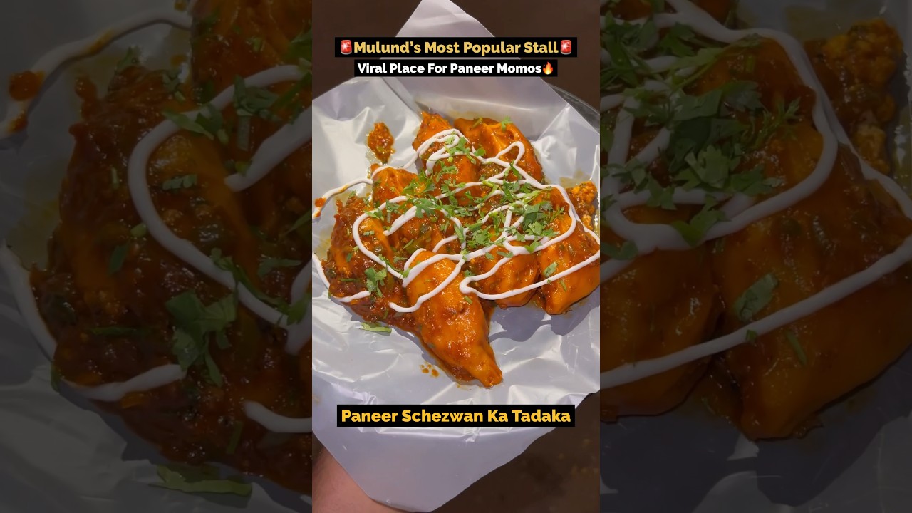 Mulund’s Most Popular Stall 🥵| Viral Place For Paneer Momos🔥| #mulund # ...