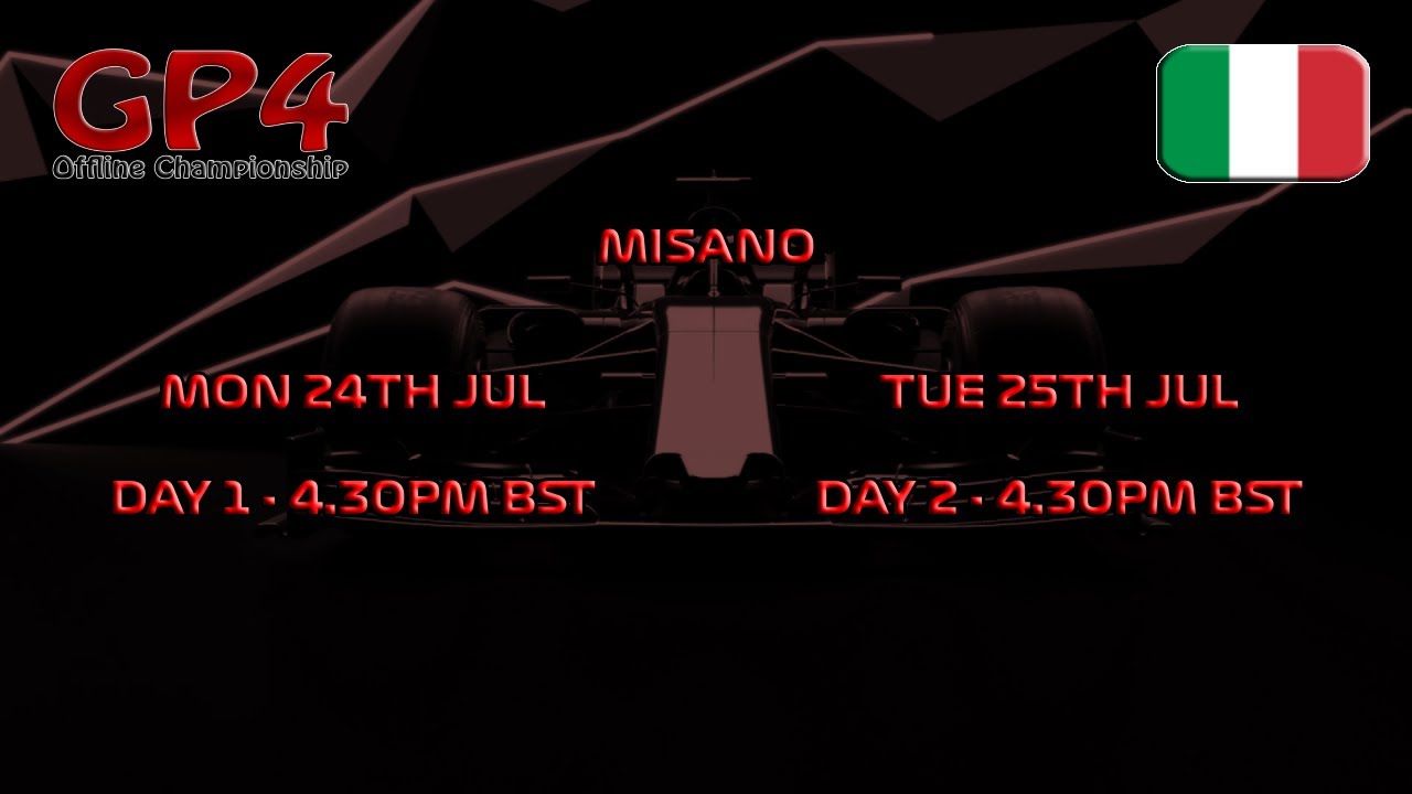 GP4 Offline Championship Season 2023: Pre-Season: Misano Day 2 - YouTube