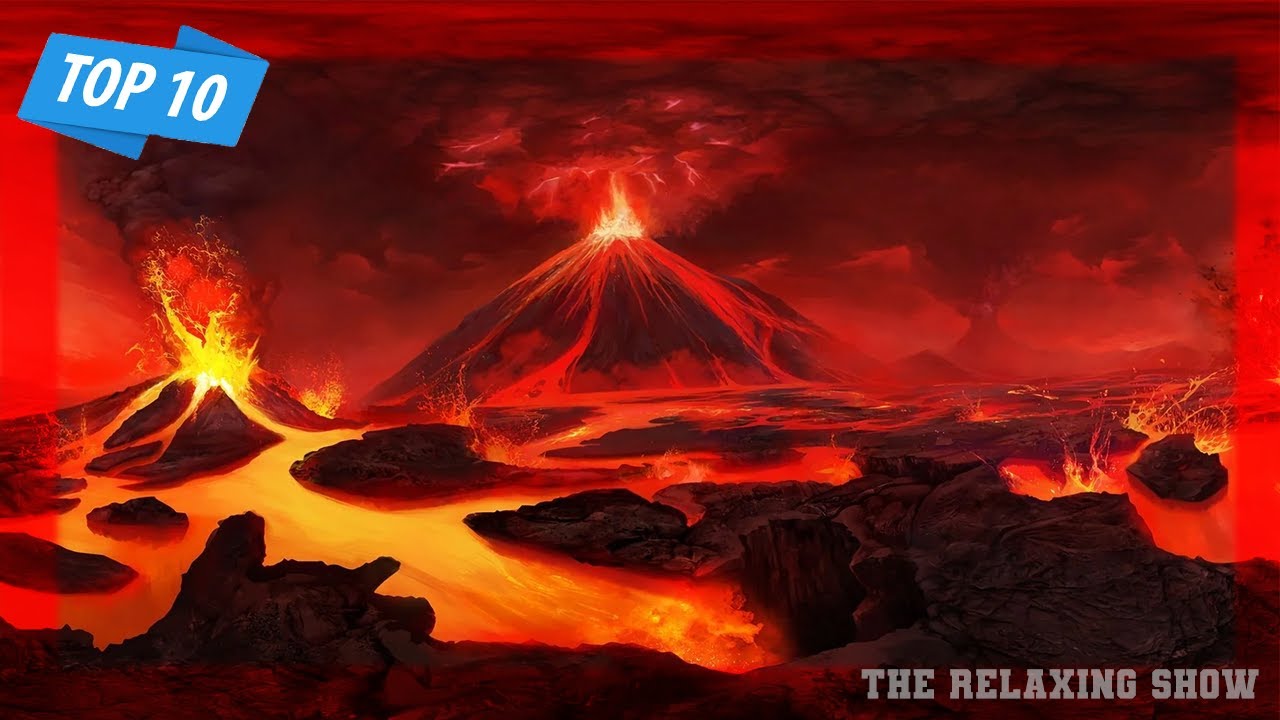 Top 10 Biggest Volcanic Eruptions Youtube