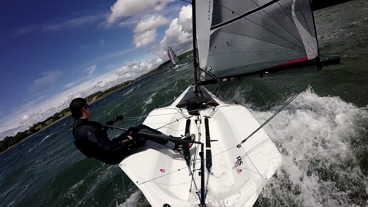 RS 100 Sailing - When It Gets A Little Too Windy! - YouTube