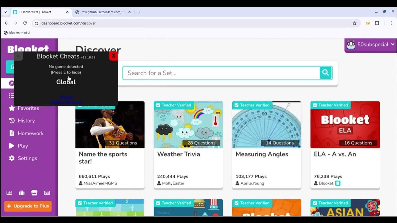 blooket hack gui tutorial - 50 sub special (READ DESC, ENABLE CC) (NOT ...