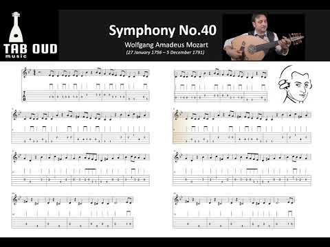 TABS TO PLAY OUD Mozart's 40th Symphony is performed expert by imad hatim