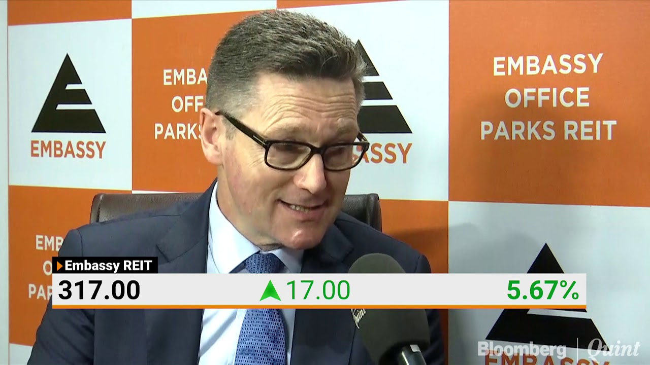 Embassy REITs Makes Stock Market Debut - YouTube