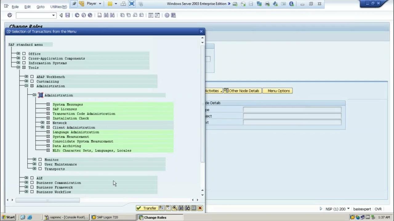 14. SAP Security Overview And User Type SU01 - YouTube