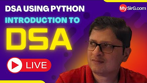 DSA using Python in Hindi - YouTube
