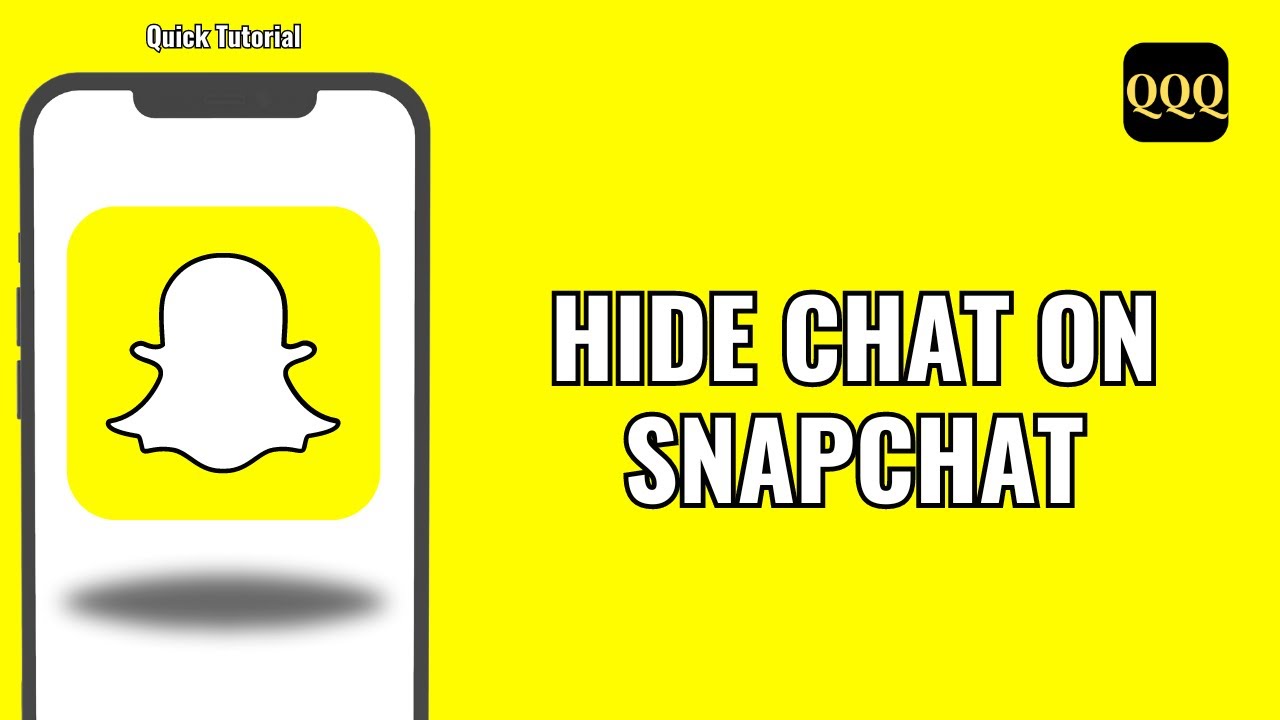 How To Hide Chat On Snapchat - YouTube