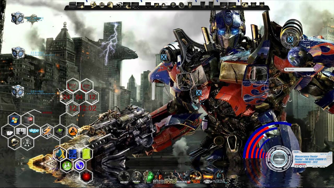 Rainmeter-Transformer 2012 - YouTube