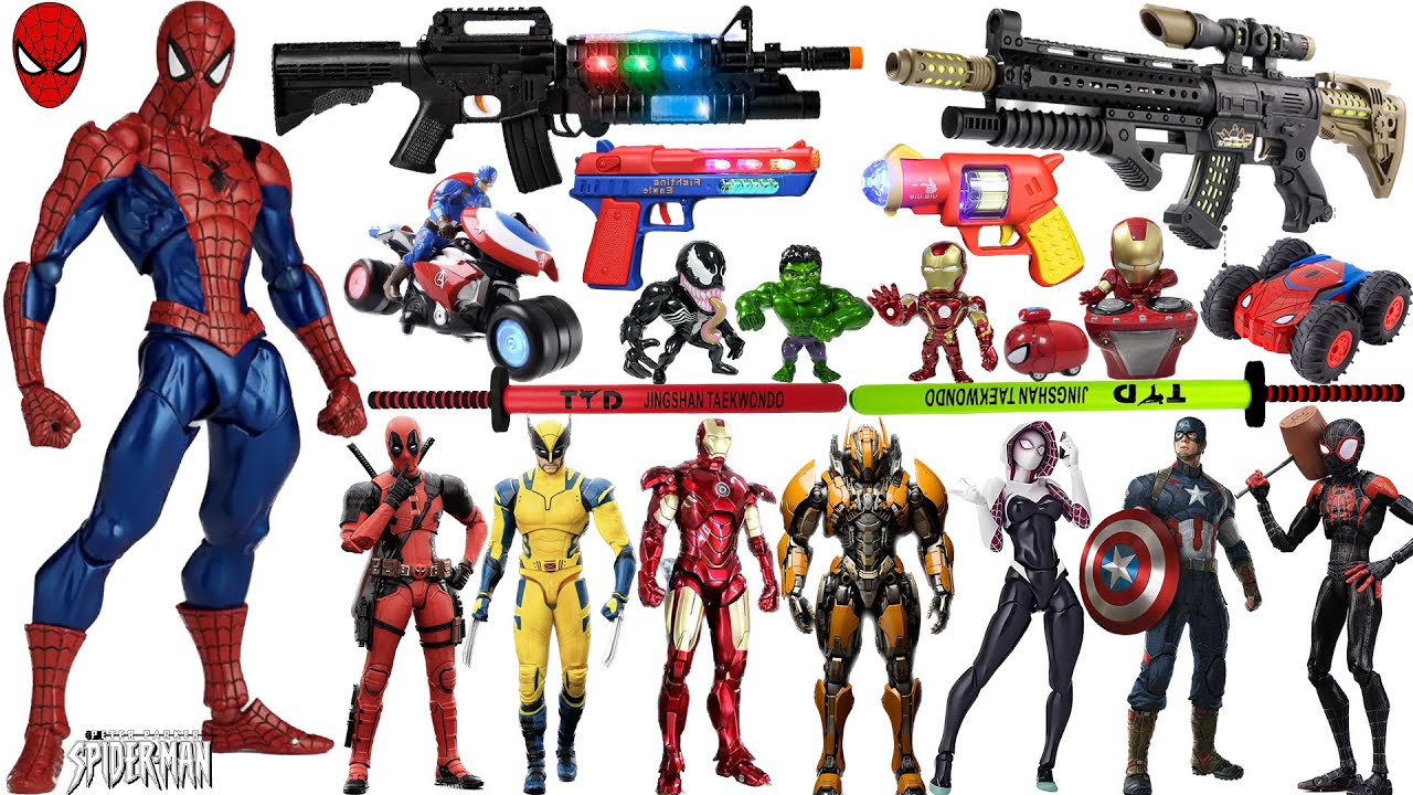Marvel Popular Toy Series Collection, Spider Man Action Doll,Marvel ...