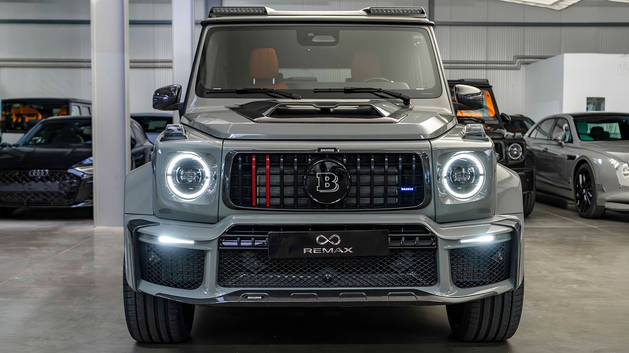 2025 BRABUS G800 in Classic Grey – Red Pepper & Black Interior ...