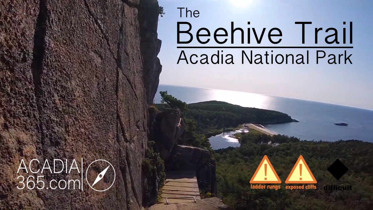 Acadia National Park - Beehive - Full Hike - Iron Rung Ladder Trail ...